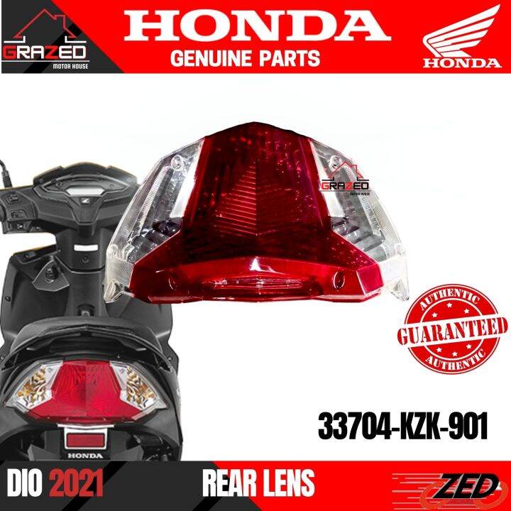 TAIL LIGHT LENS for HONDA DIO 2021 (33704-KZK-901) GENUINE | Lazada PH