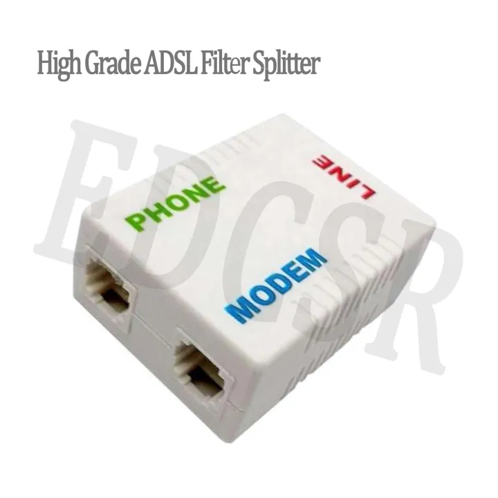 High Grade ADSL Filter Splitter | Lazada PH
