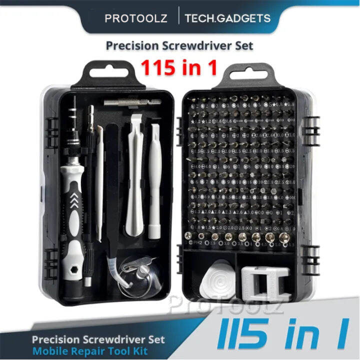 Senda 115 in 1 Screwdriver Set Mini Electric Precision Screwdriver ...