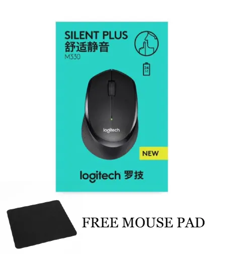 Wireless Mouse Logitech Silent Plus M330 USB Bluetooth Logitech Mouse ...