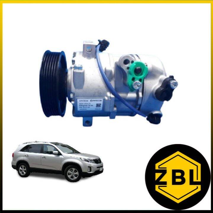 KIA SORENTO '13 2.2 DVE16 6PK (NEW) COMPRESSOR KS-1324.N A/C AC AIRCOND ...