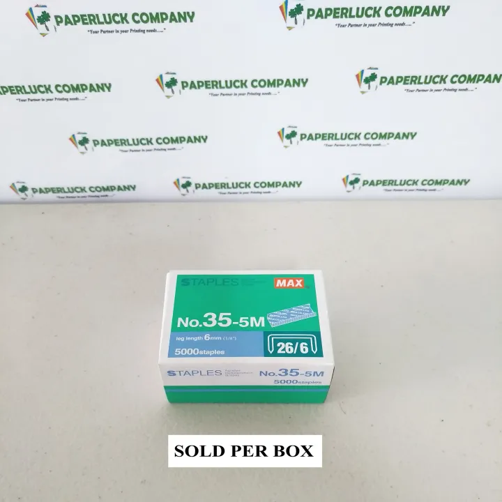 Staple Wire No. 35-5M (26/6) 5000 staples | Lazada PH