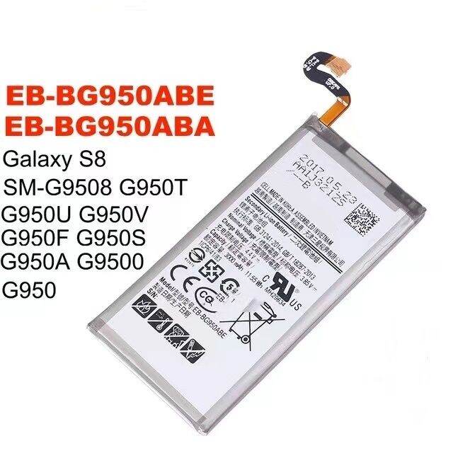 100% Original SAMSUNG EB-BG950ABE EB-BG950ABA 3000mAh battery For ...