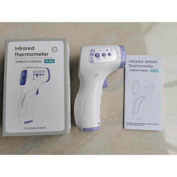 Thermometer Infrared Thermogun Cek Suhu Tubuh / Termometer bayi ...