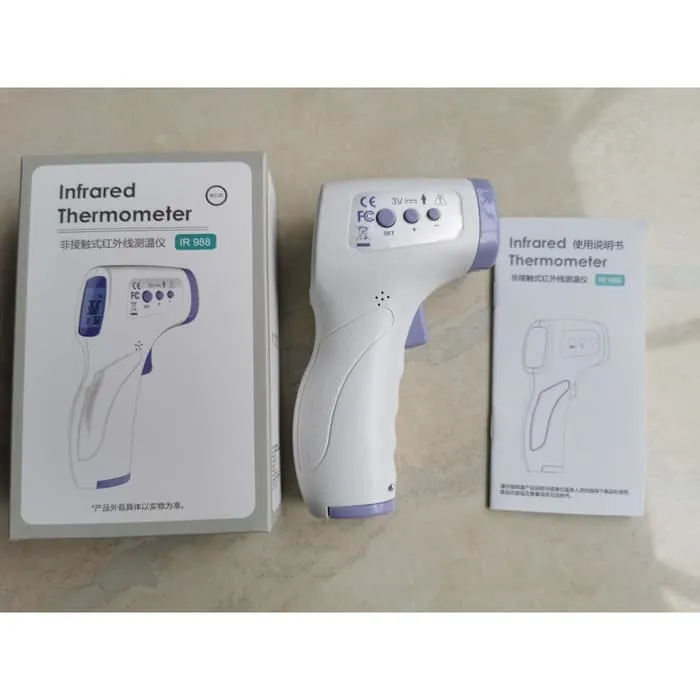 Thermometer Infrared Thermogun Cek Suhu Tubuh / Termometer bayi ...