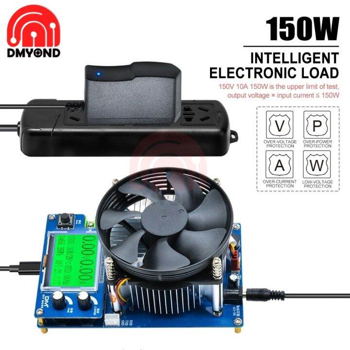 【CW】 150W 10A Adjustable Constant Current Electronic Load Battery ...