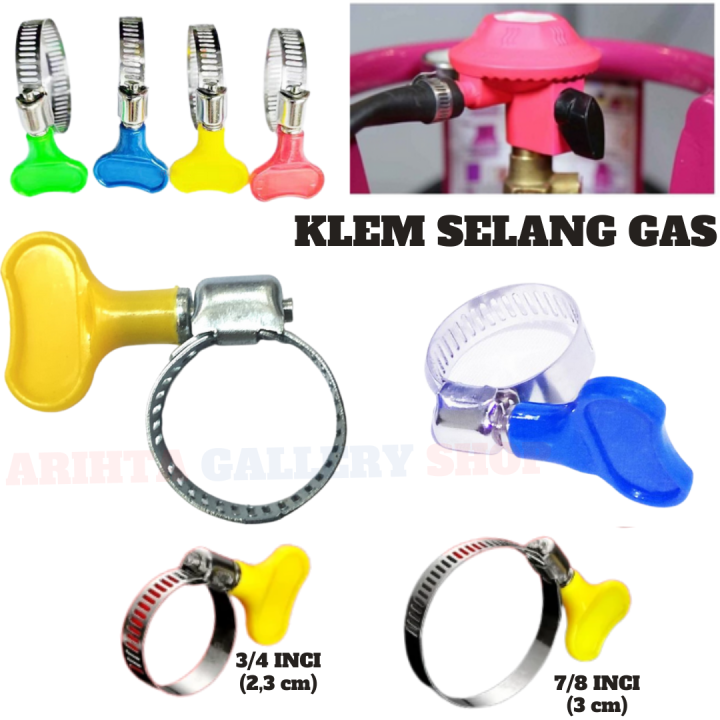 Klem Selang Gas Elpiji Stainless Kuping Ring Cincin Pengikat Selang Air ...