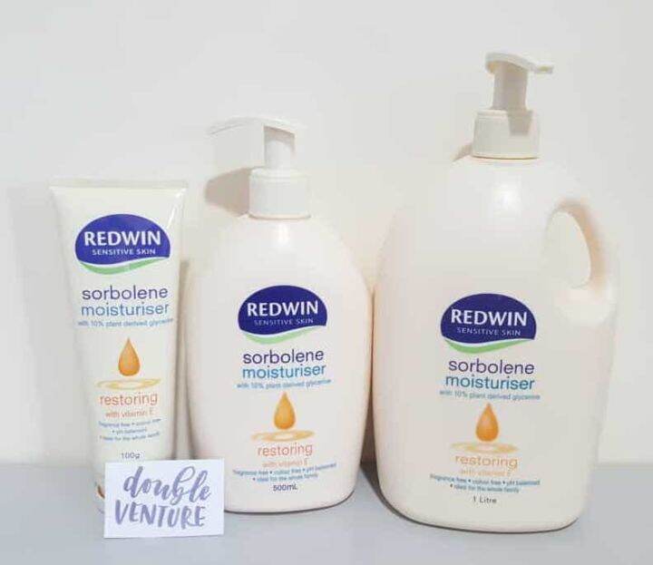 Redwin Sorbolene Moisturiser with Vitamin E 100g/500mL/1L | Lazada PH