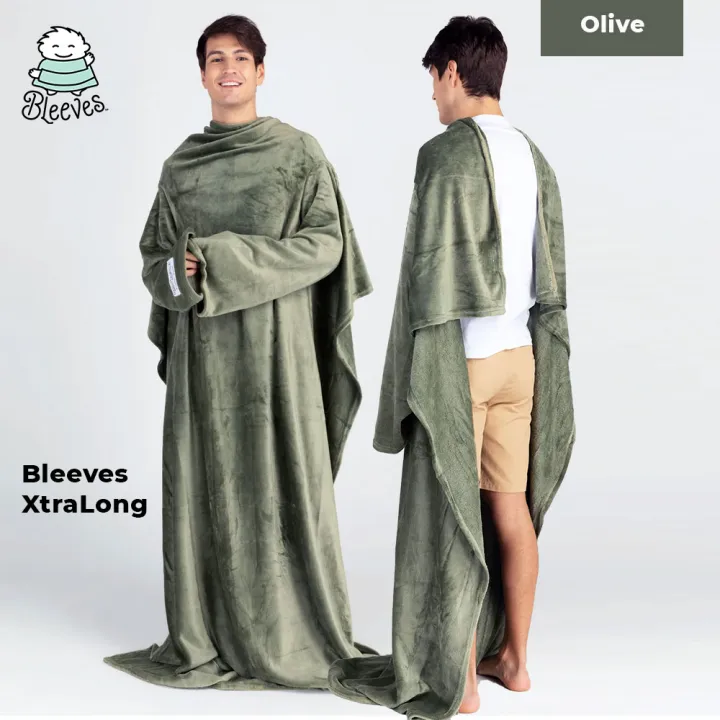 Bleeves® Olive (Bleeves XtraLong Size) | Bleeves Wearable Blanket ...