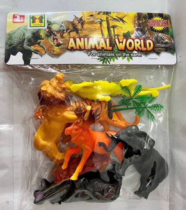Mainan Anak Binatang Karet Wild Animal World 661-24 | Lazada Indonesia