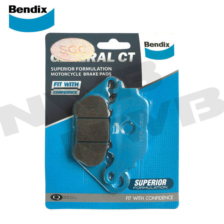 Bendix Motorcycle Brake Pads Front for Yamaha Mio 1, Mio 2, Mio MXi 125 ...