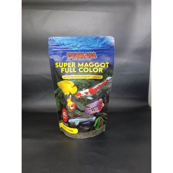 Super Maggot Full Color Toyokana 50 Gr Maggot Kering BSF Pakan Ikan ...