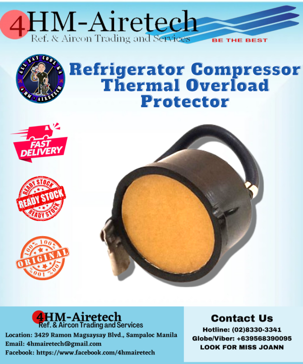 4HM Refrigerator Compressor Thermal Overload Protector | Lazada PH