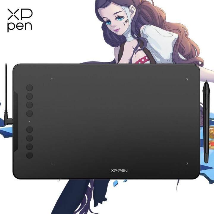 XPPen DECO01V2 Digital Graphic Drawing Tablet Pen Tablet Support ...