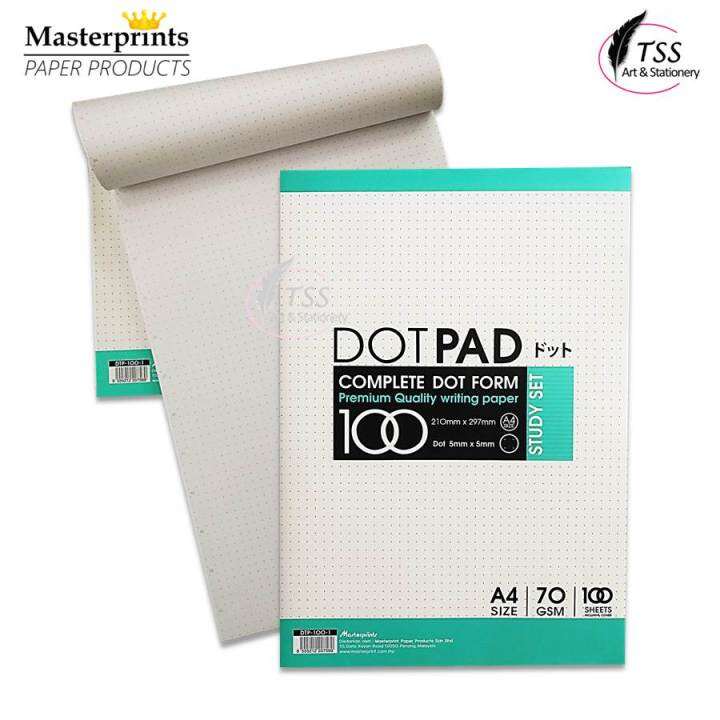 Masterprint Dot Line Test Pad A4 | 70gsm | 100 Sheets | Examination ...