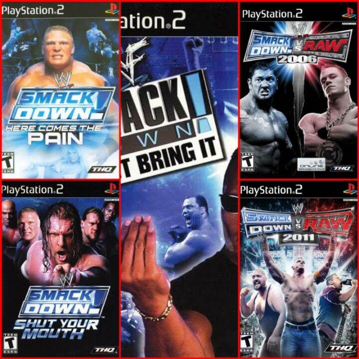 PS2 CD PlayStation 2 Games WWE Smackdown Series (Read Description ...