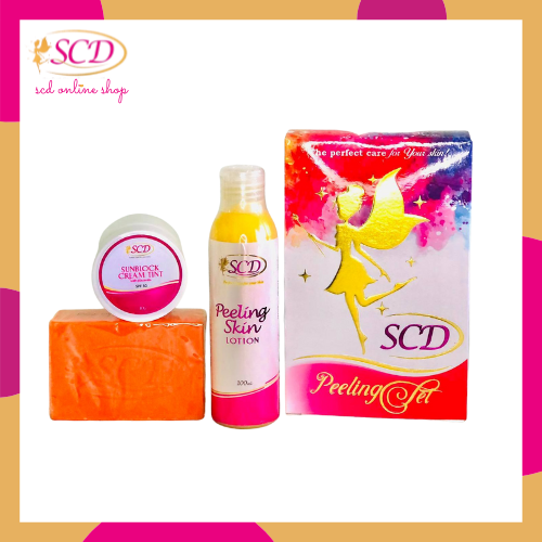 SCD PEELING LOTION SET, 100 ML, REMOVES MELASMA, ELIMINATES PEKAS ...
