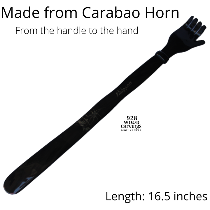 Back Scratcher / Kamot | Made from Carabao Horn / Made from Ebony wood ...