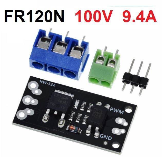 โมดูล FR120N MOSFET 100V 9.4A คุมแบบแยกอิสระ Isolated MOSFET Module ...