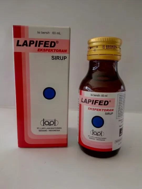 LAPIFED SIRUP 60 ML | Lazada Indonesia