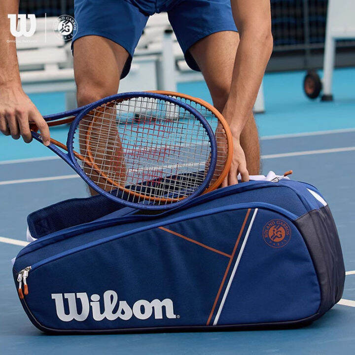 Wilson Tennis Racket Bag with Handle Racquet Racquetball Battledore ...