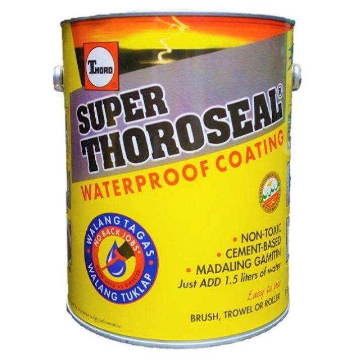 【Espesyal na Alok】 SUPER THOROSEAL WATERPROOFING COATING 1GALLON (4.5KG ...