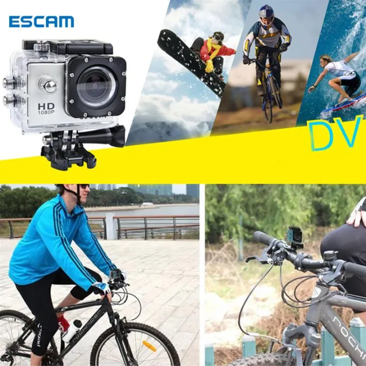 ESCAM A7 5MP HD 1080P 2.0 LCD Screen Underwater 30m Sports Action ...