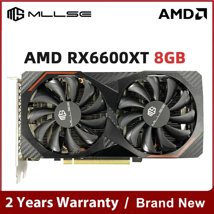 【Brand New】MLLSE RX 6600XT 8G D6 AMD Gaming Video Card with 8G 128Bit ...