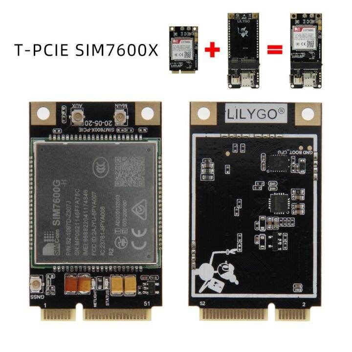 ลิลีโก®TTGO SIM7600G-H T-PCIE ESP32 WIFI บลูทูธไร้สายซิมบัตรนาโนซีรีย์ ...
