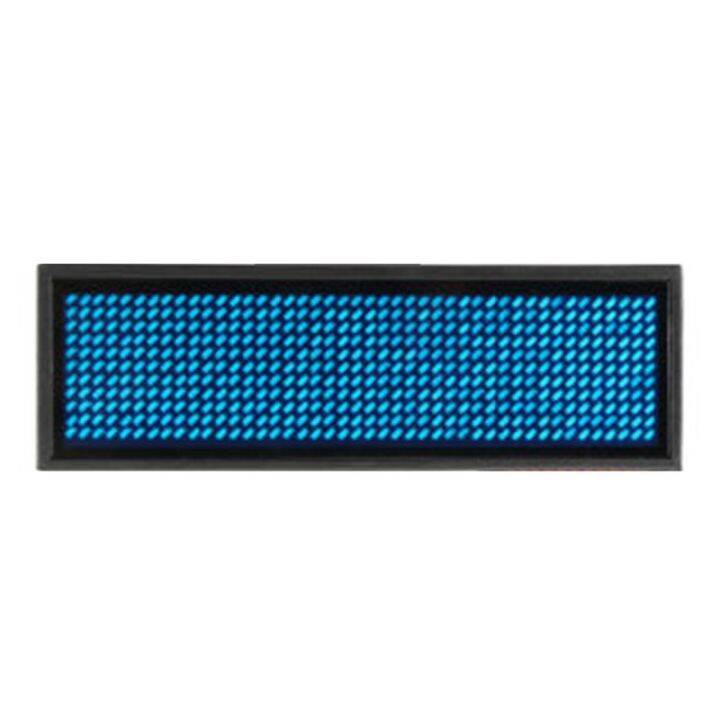 LED Mini Digital Name Message Tag Badge Sign Programmable Scrolling ...