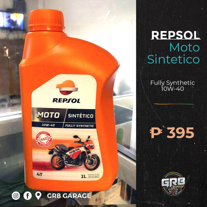 Repsol Moto Sintetico Fully Synthetic 10W40 1L | Lazada PH