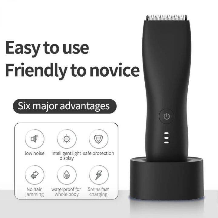 Body Groomer Groin Pubic Hair Trimmer Men's Manscaper Clipper ...