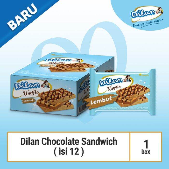 DILAN Chocolate Waffle - Cemilan / Biskuit Coklat | Lazada Indonesia