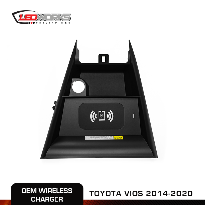 TOYOTA VIOS and YARIS 2014-2018 OEM 15W Fastest Qi Wireless Charger ...