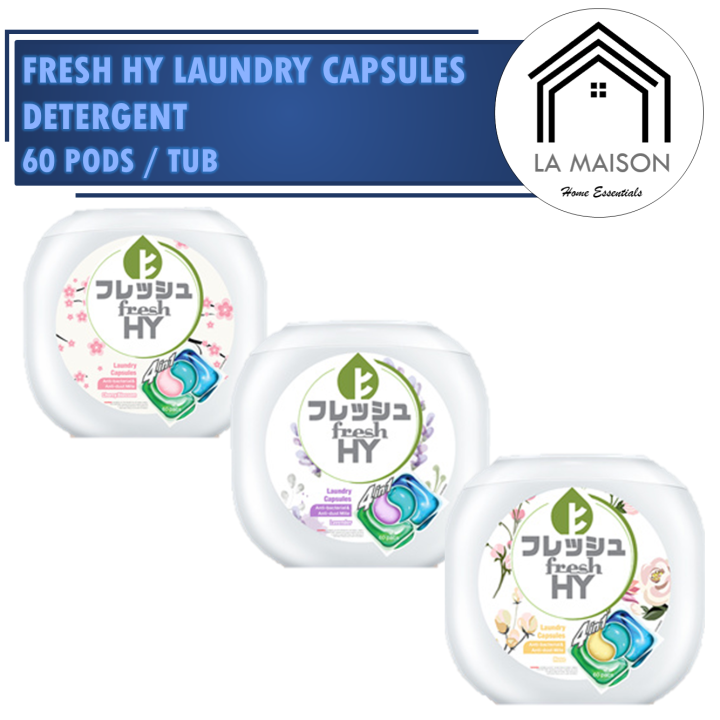Fresh HY 4-in-1 Laundry Capsules 60pcs | Lazada Singapore