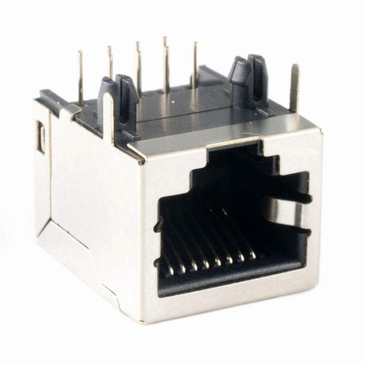 RJ45 PCB JACK CAT5/5E/6 10PIN CONNECTOR modular network plug cable ...