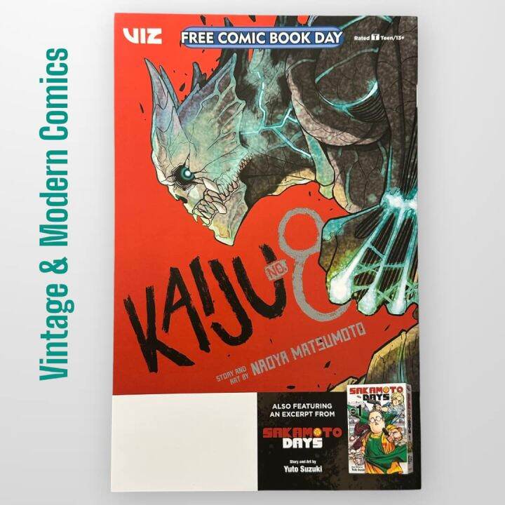Kaiju No 8 and Sakamoto Days 2022 Viz FCBD 0 Comic Book Published May ...