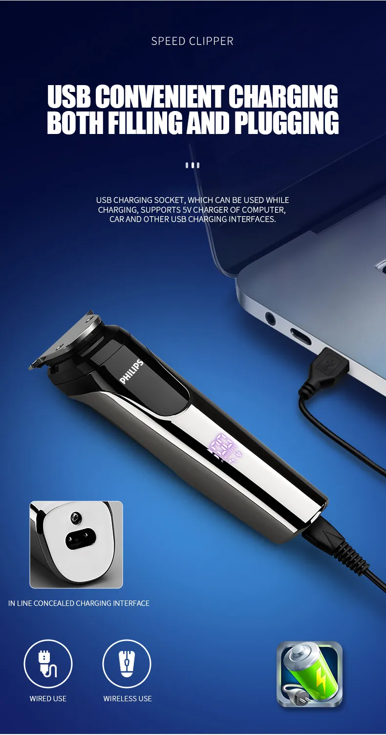 PHILIPS 12 IN 1 MULTI-FUNCTION HAIR CLIPPER EYEBROW TRIMMER NOSE HAIR ...