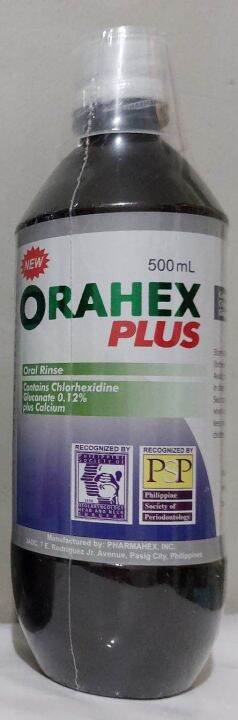 100% AUTHENTIC ORAHEX MOUTHWASH 500 ML MINT FLAVOR, FORTE W/ ZINC, AND ...