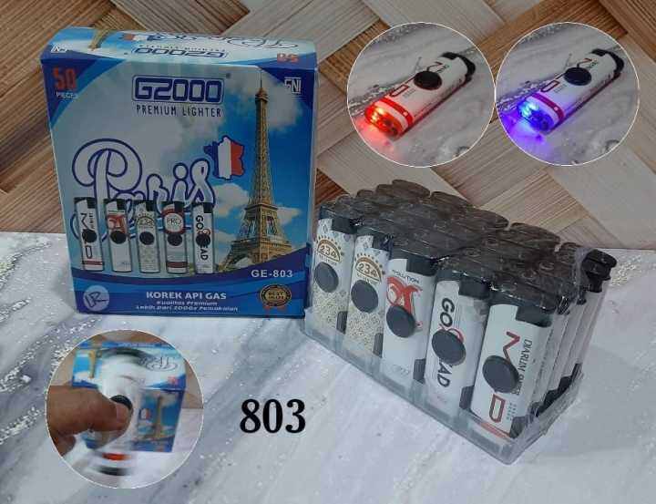 KOREK API G2000 803 50pcs LED KOREK API BARA MOTIF BRAND ROKOK ISI ...