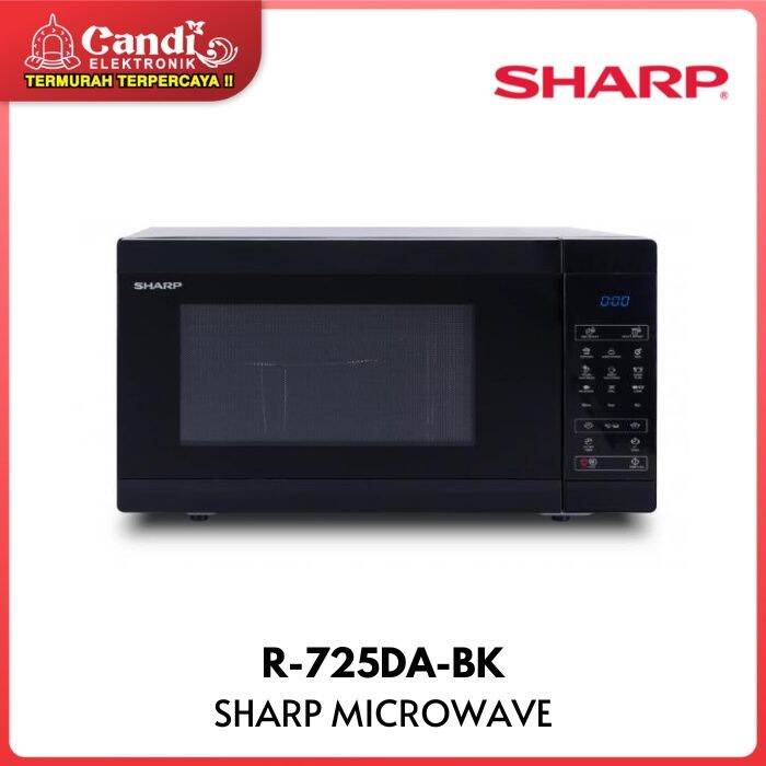 SHARP Microwave Kapasitas 23 Liter R-725DA-BK | Lazada Indonesia