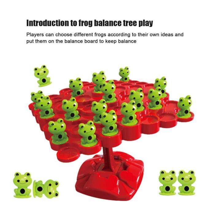 Frog Balance Tree Math Toy Educational Toys For Children Game Table ...