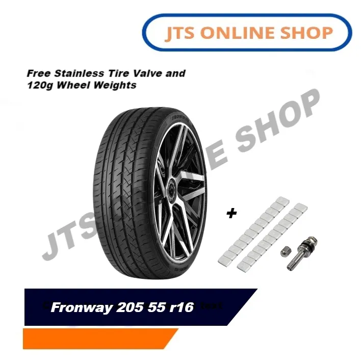 205 55 r16 Fronway w/ Free Stainless Tire Valve and 120g Wheel Weights | Lazada PH