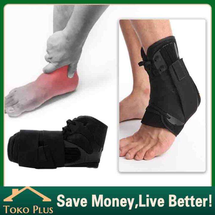 Sports Ankle Support Protector Orthosis Pelindung Engkel Deker Kaki ...