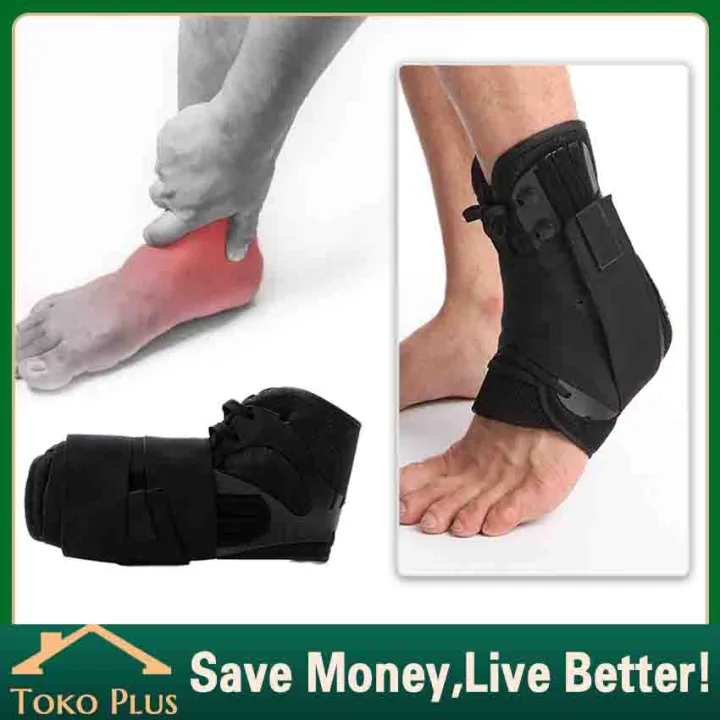 Sports Ankle Support Protector Orthosis Pelindung Engkel Deker Kaki ...