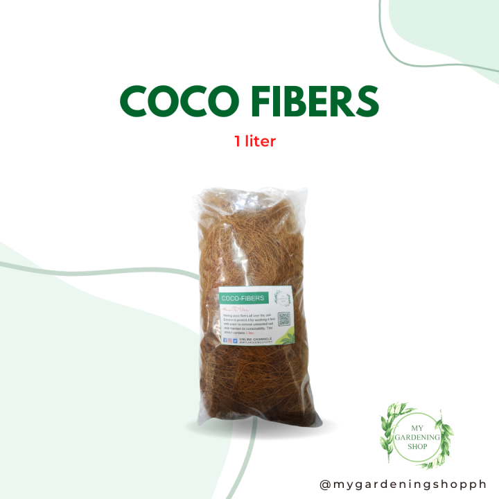 COCO FIBER ORGANIC BIODEGRADABLE FOR PLANTS SOIL 1LITER | Lazada PH
