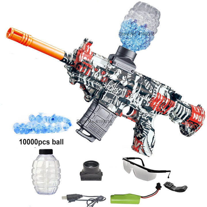 Water Gun Toys Gel Ball Shockwave Electric and Manual Splash Ball ...