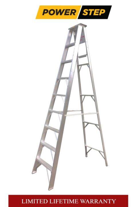 Power Step Aluminum A-Type Ladder 9ft | Lazada PH