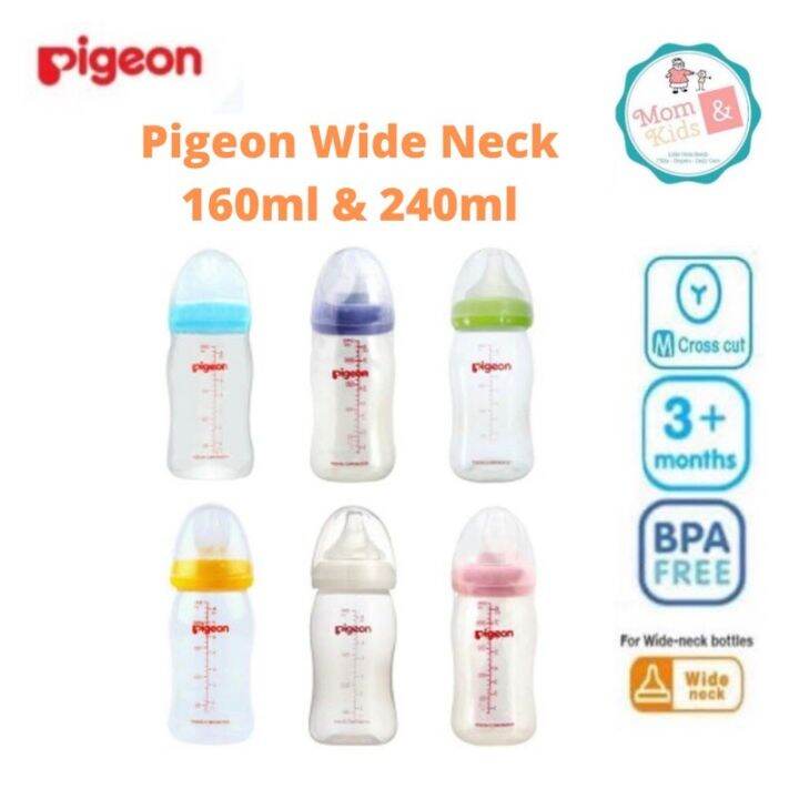 Botol Susu Pigeon Wide Neck 240 ml / 160 ml | Lazada Indonesia