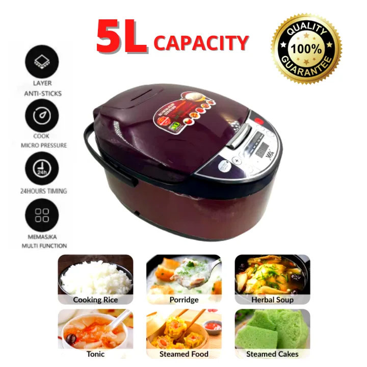 VIA RICE COOKER 5L Large Capacity Kitchen Rice Cooker Multi-function ...